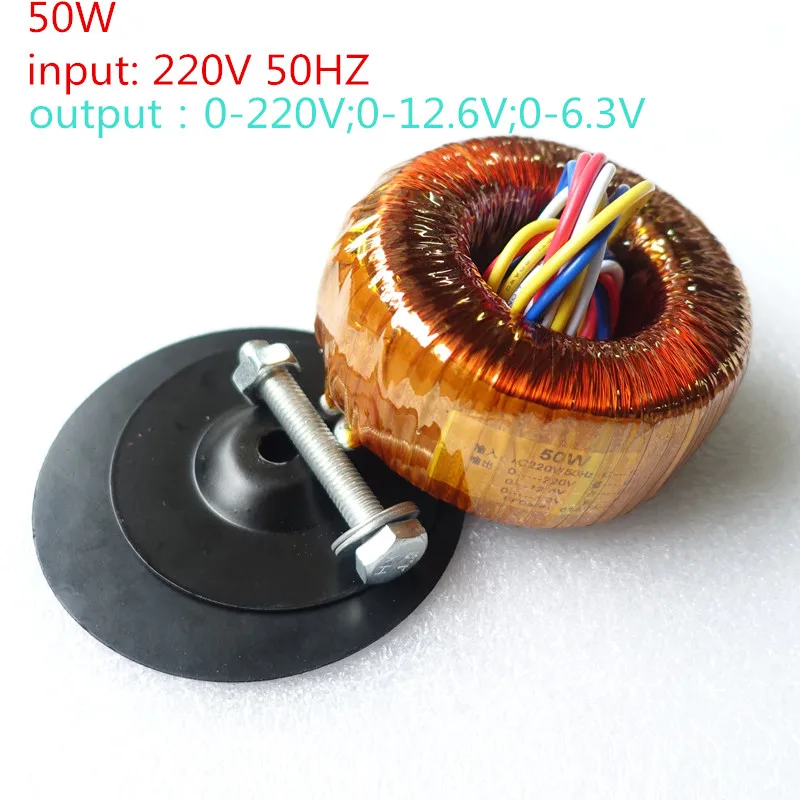 Vacuum Tube Amplifiers Ring Transformer 50w Output 0 220v 0 12 6v 0 6