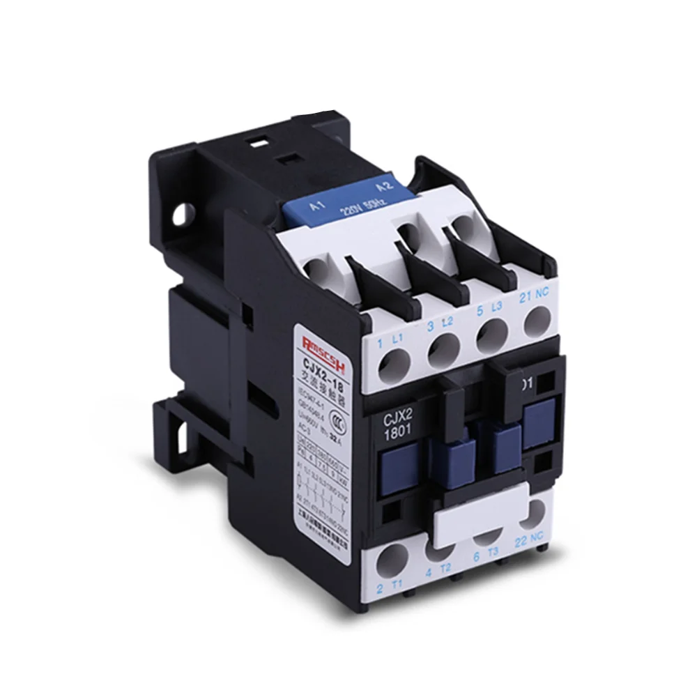 LC1D-AC-Contactor-CJX2-1801-18A-NC-3-Phase-DIN-Rail-Mount-Electric ...