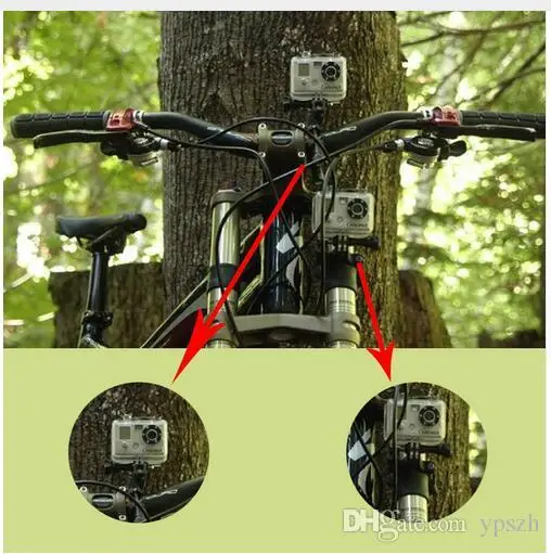 Gopro Accessories Motorcycle Bicycle Bike Handlebar Seatpost Pole Mount ...