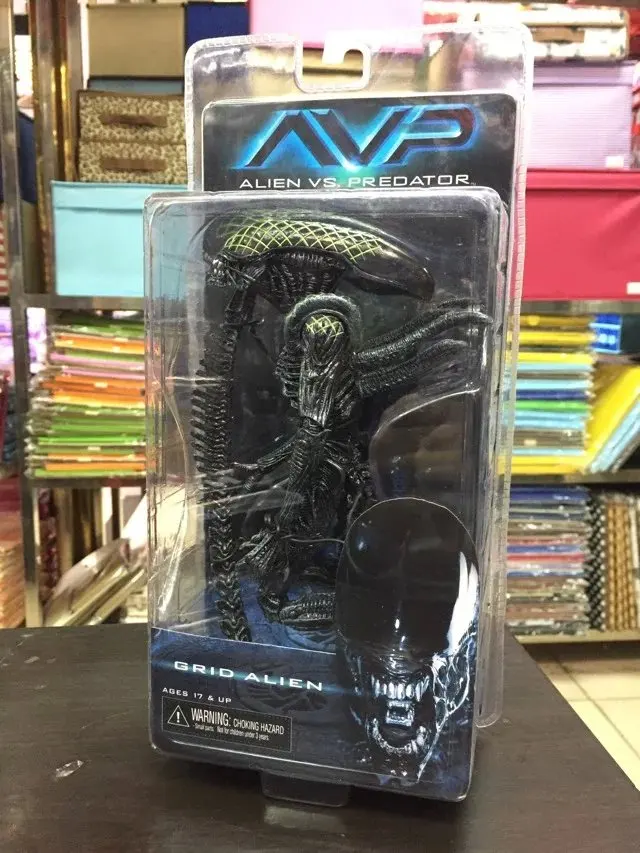 NECA Aliens vs Predator AVP Grid Alien Xenomorph Translucent Prototype ...