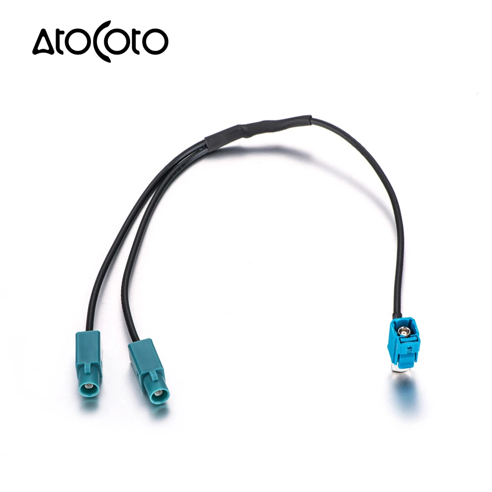 One Fakra Female to Two Fakra Male Conversion Cable 2 Fakra to 1 Fakra ...