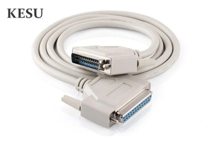25pin Db25 Parallel Male To Female Lpt Printer Db25 M-m Cable 1.5m/3m ...