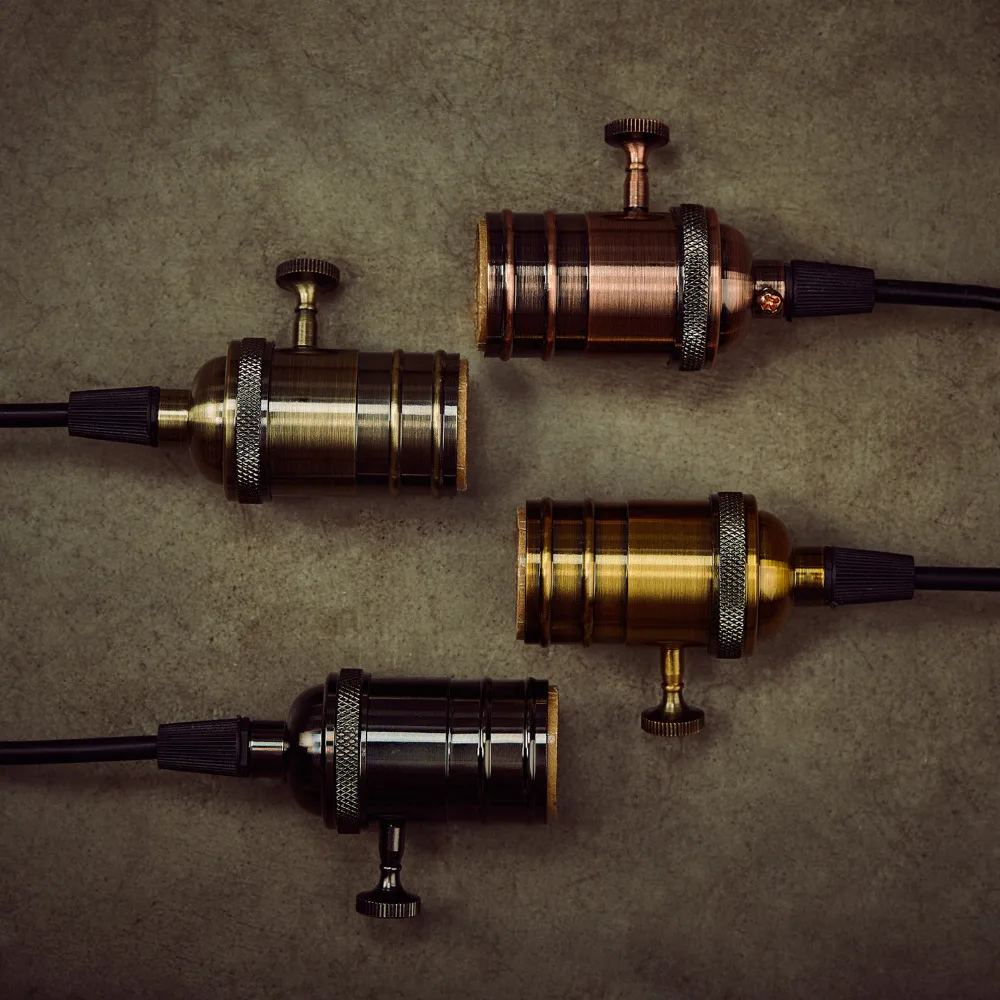 1 Pc E26/e27 Lamp Socket Vintage Edison Light Holder Classic Retro ...