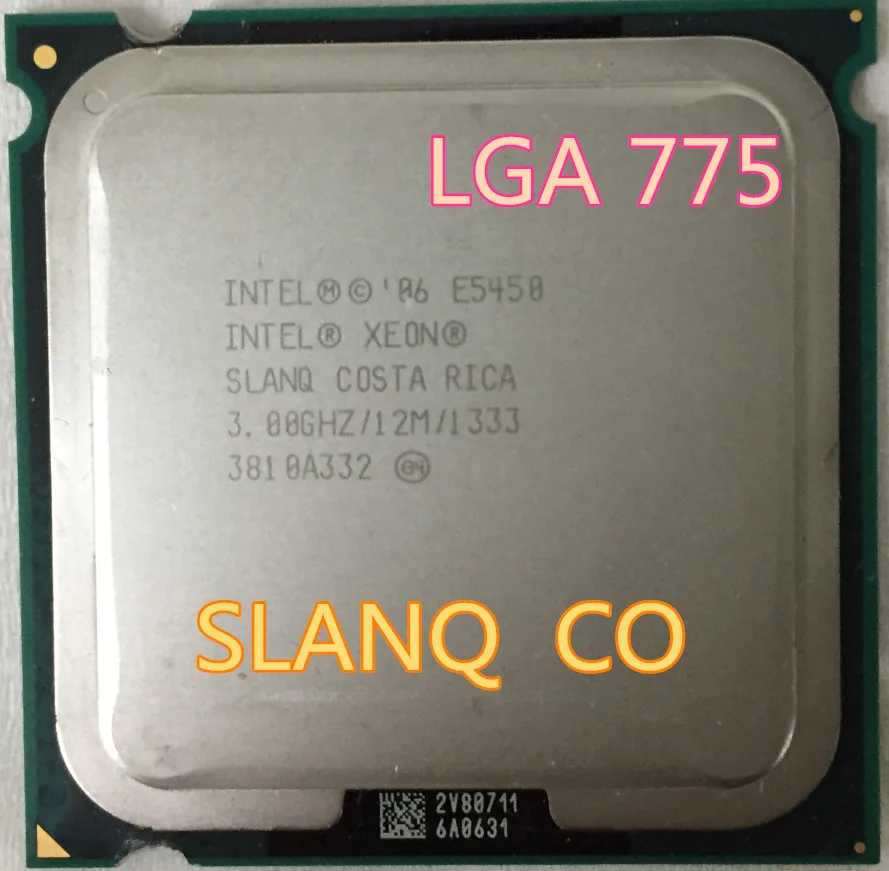 Xeon E5450 SLANQ CO 쿼드 코어 프로세서, LGA775 CPU에 가까움, LGA 775 메인보드에 작동, 어댑터 ...