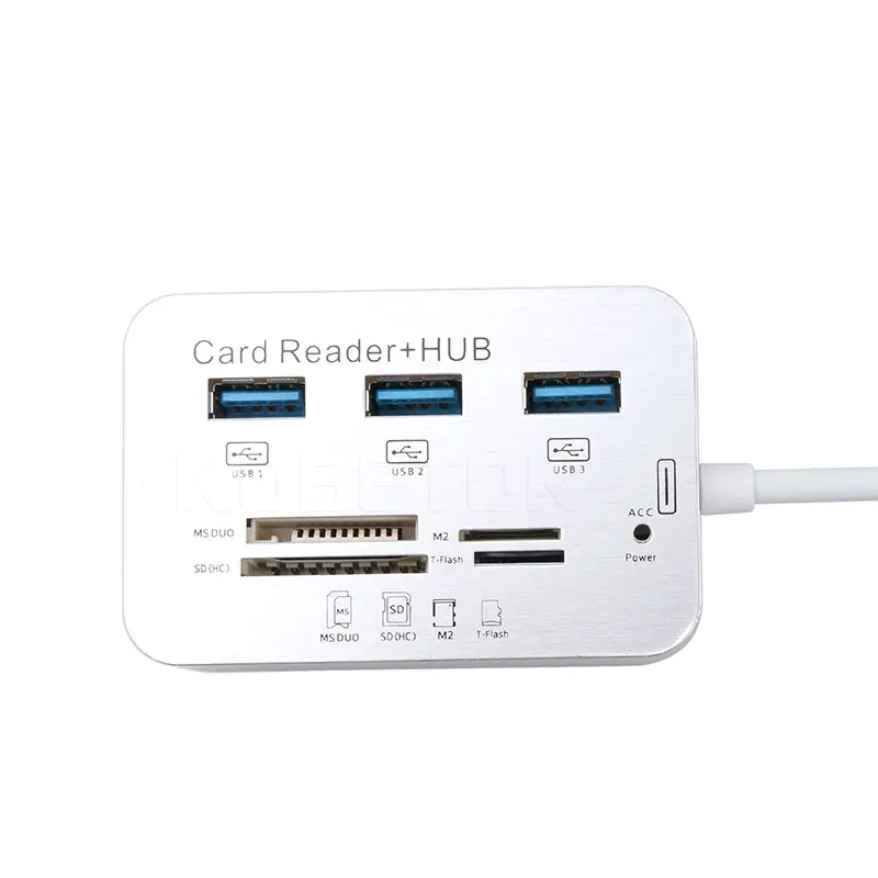 kebidu Mini Usb 3.0 Multi Hub + Card Reader COMBO High Speed Hub with ...