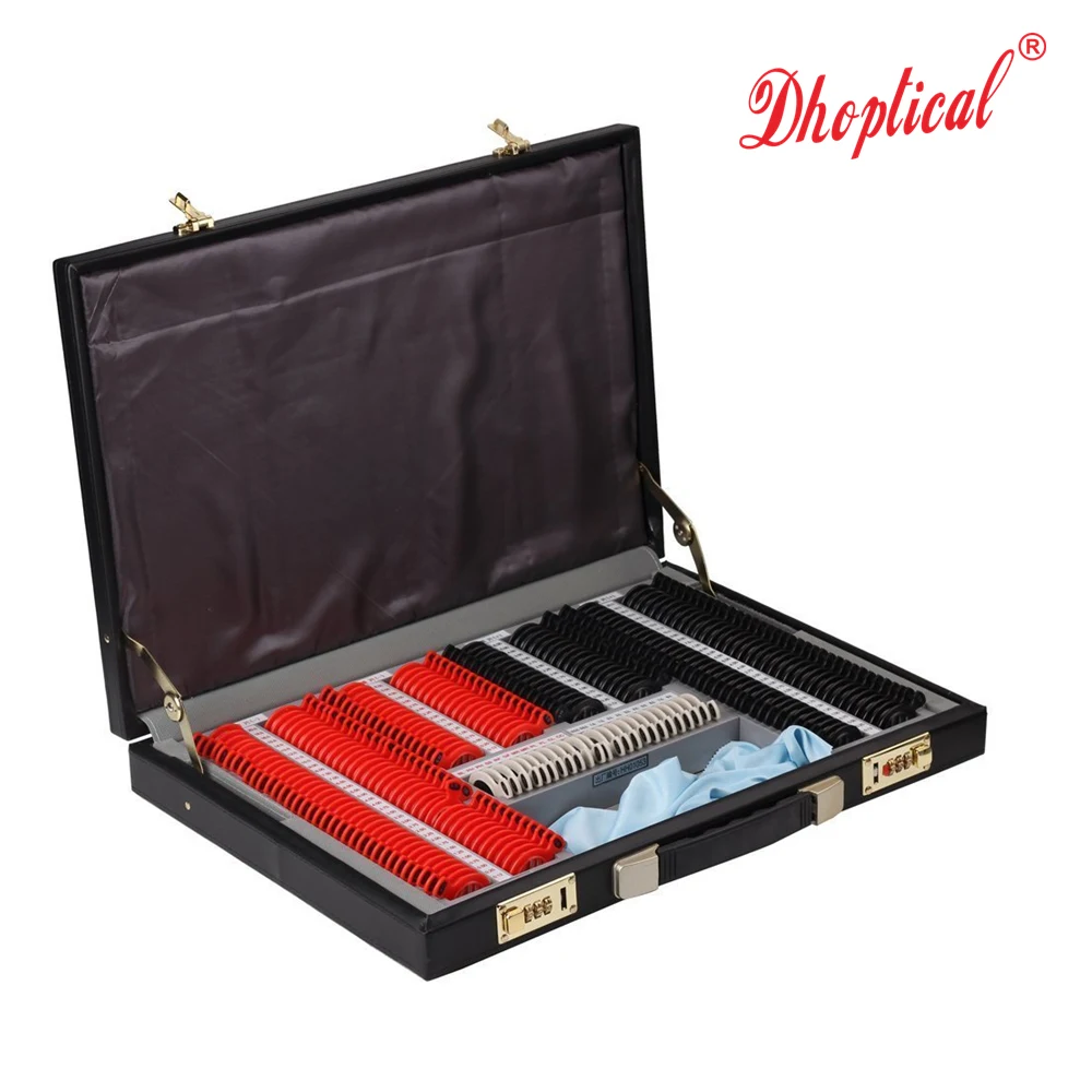 232 Trial lens set ophthalmic trial case Plastic rim with lens diameter ...