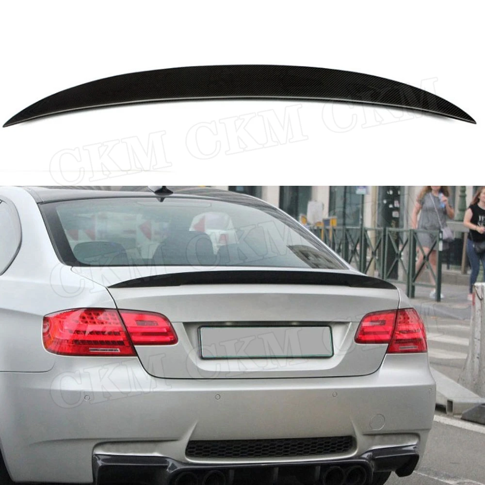 For E92 Carbon Fiber Rear Spoiler For BMW E92 3 Series 328i 335i M3 ...