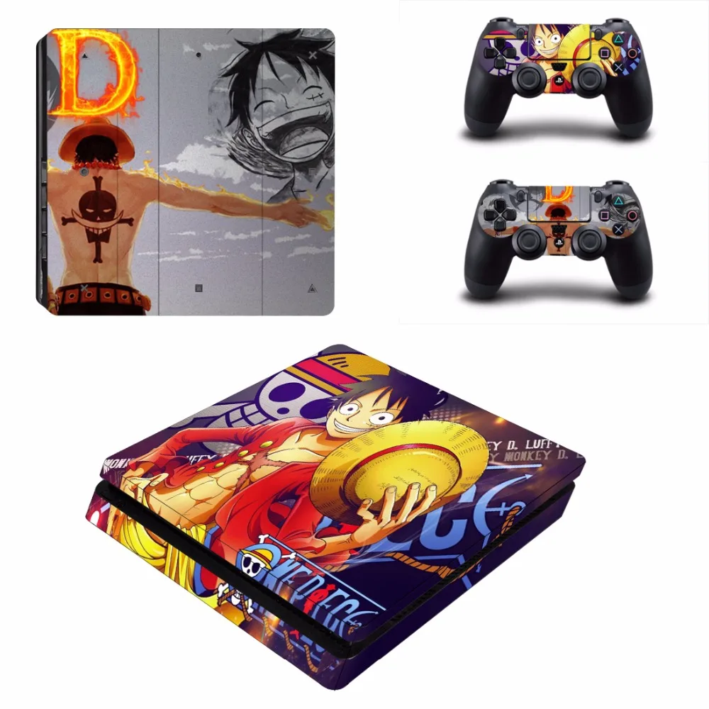 One Piece PS4 Slim Skin Sticker for Dualshock 4 Controllers ...
