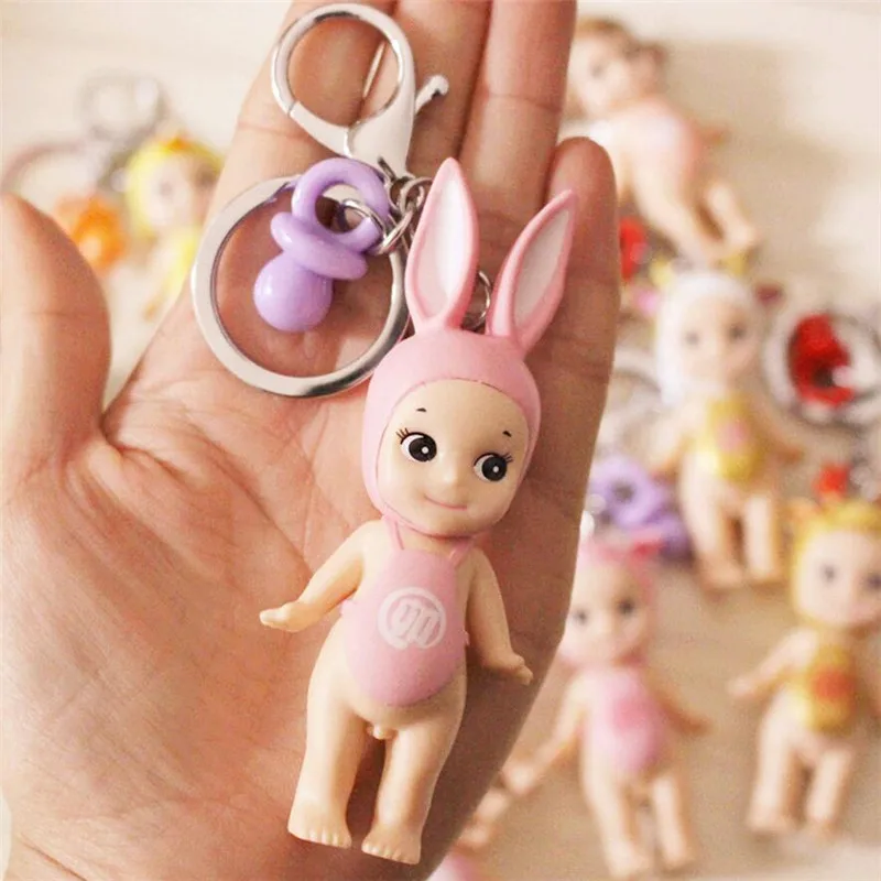 New Unique Design 12 Zodiac Angel Baby Keychain Cute Backpack Pendant ...