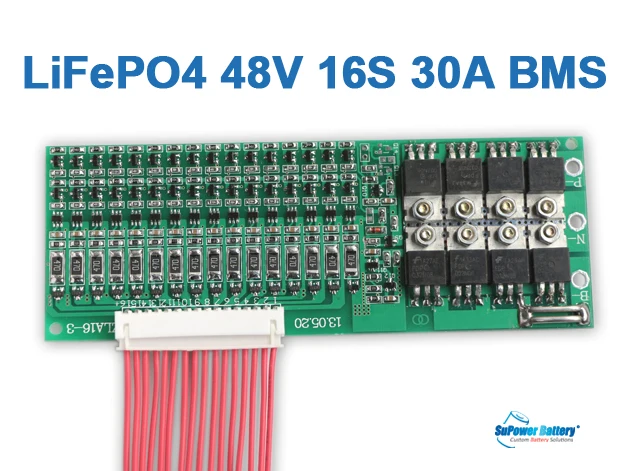 SuPower-16S-3-2Vx-16-48V-51V-58-4V-30A-LiFePo4-LFP-LiFe-Battery-BMS ...