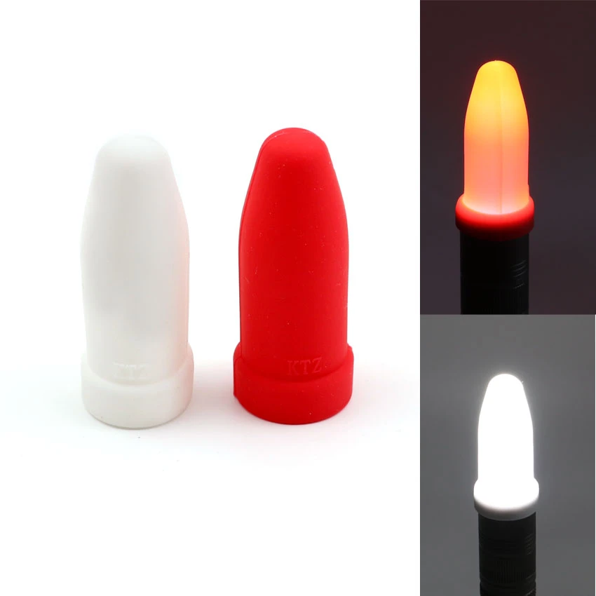 Silicone Soft Elastic Diffuser For Head Diameter 20mm to 25mm AA 18650 ...