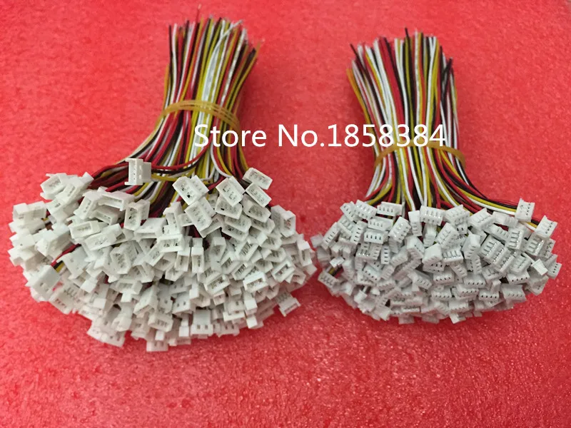 100 Pair Micro Jst 1.25 4-pin Male And Female Connector Plug With Wires ...