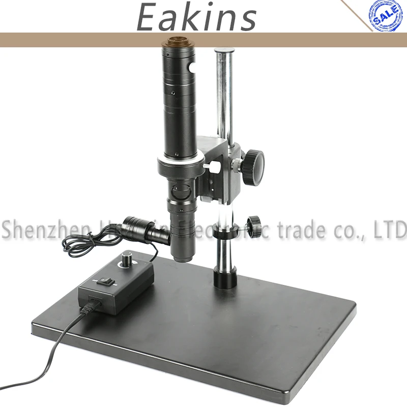 1000X Inspection Zoom Monocular C mount Lens + Coaxial Light + Stereo ...