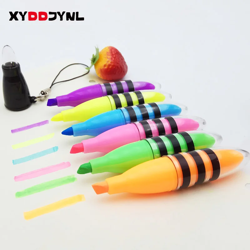Mini-stylo-Fluorescent-de-la-s-rie-Little-Bee-1-pi-ce-surligneur-stylo ...