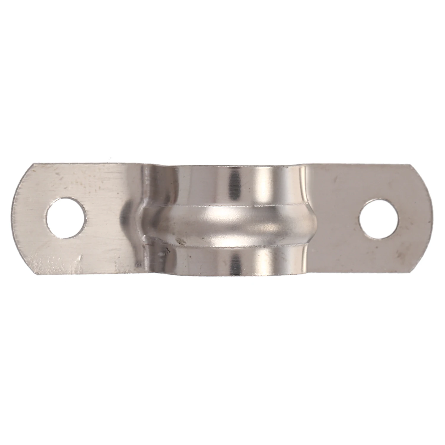 2 stainless steel U-shaped pipe clamps, half pipe for pipe fittings ...