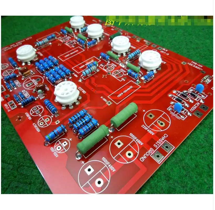 new Hi-End Stereo Push-Pull EL84 Vaccum Amplifier PCB DIY Kit Ref Audio ...