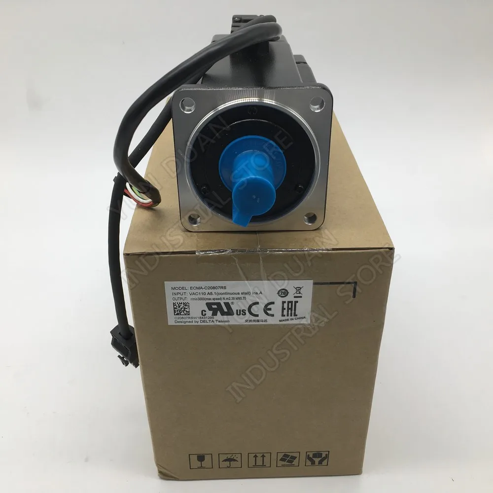 New Delta Ac Servo Motor 750w 0.75kw 2.39nm 3000rpm Nema32 80mm Ecma ...