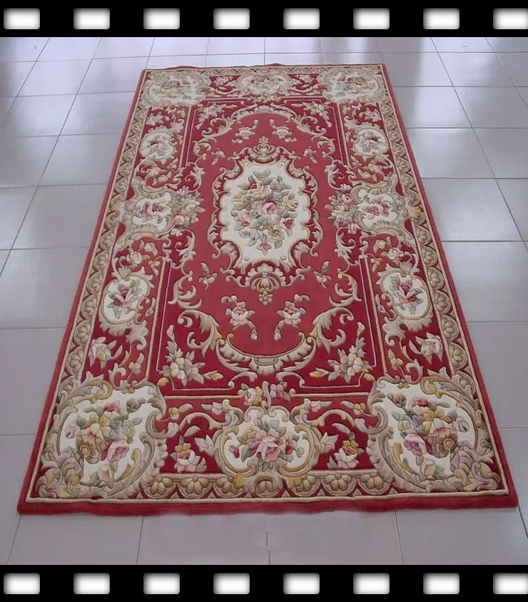 Fashion home encryption pure wool carpet Parlor Hand Carved coffee ...