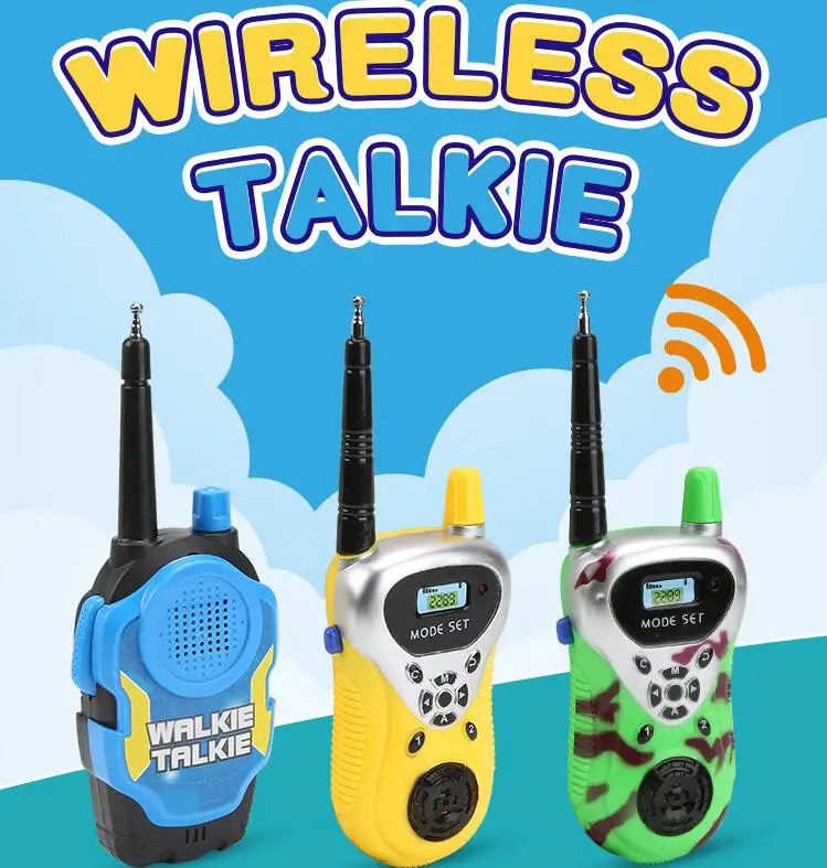 2pcs/lot Intercom Electronic Walkie Talkies Toy Children Portable Two ...
