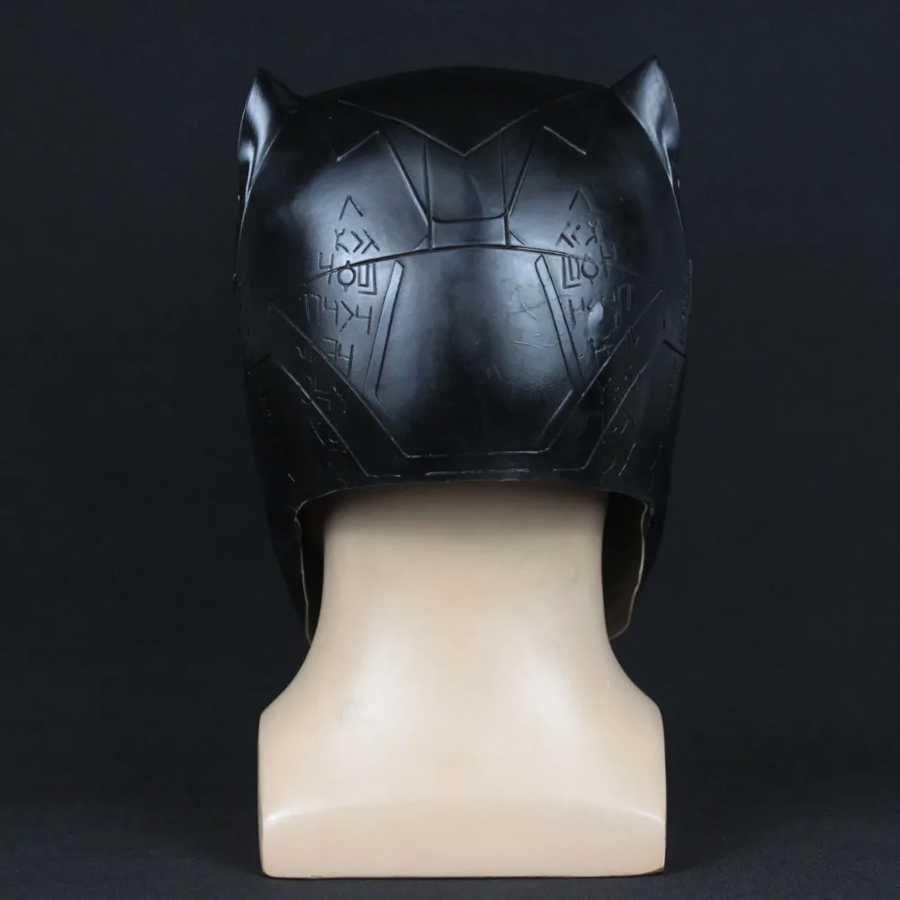 2018 Movie Black Panther Mask Helmet Cospaly T'Challa Wakanda Superhero ...