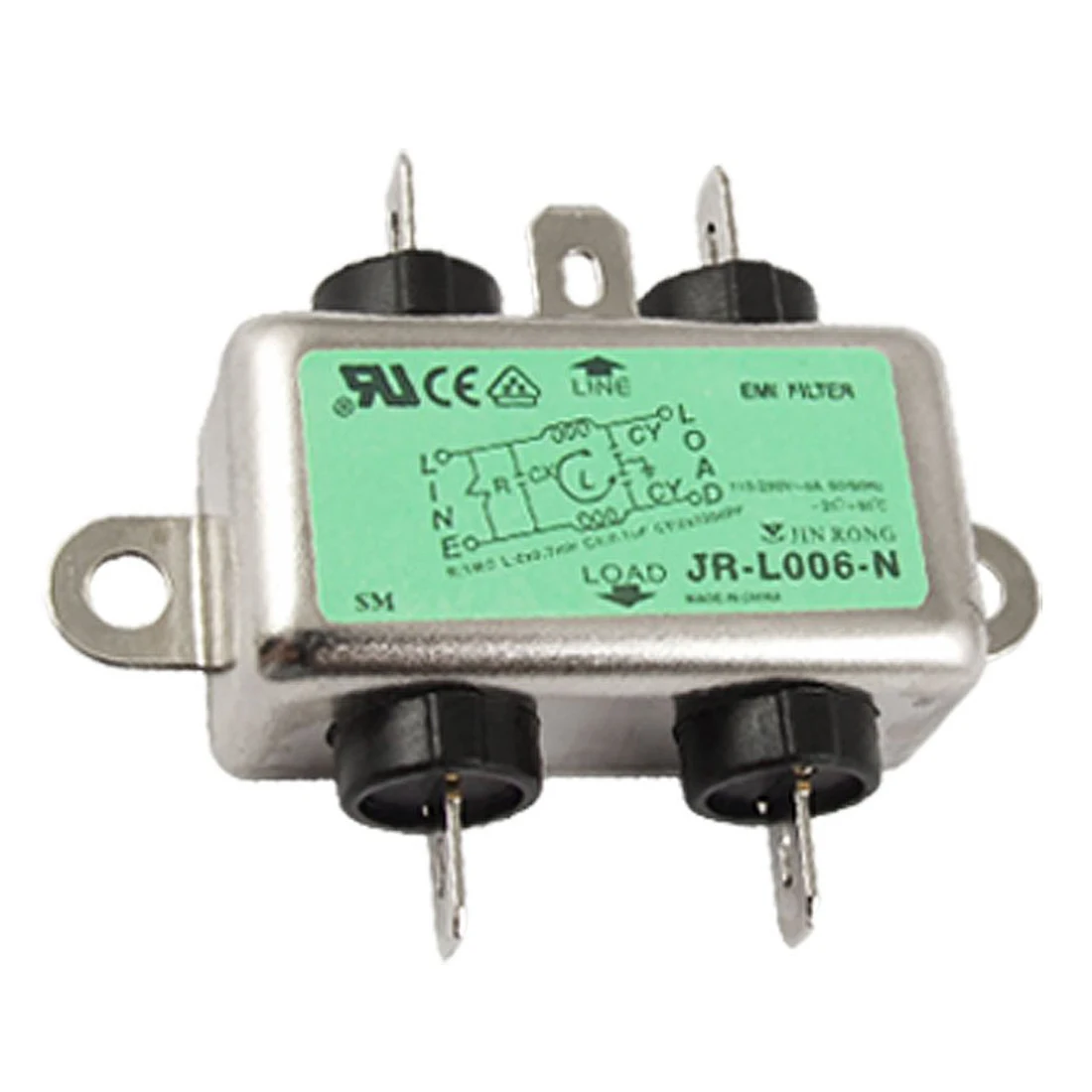 Solder Lug Terminal 6A 115/250VAC Power Line EMI Filter|filter cleaner ...