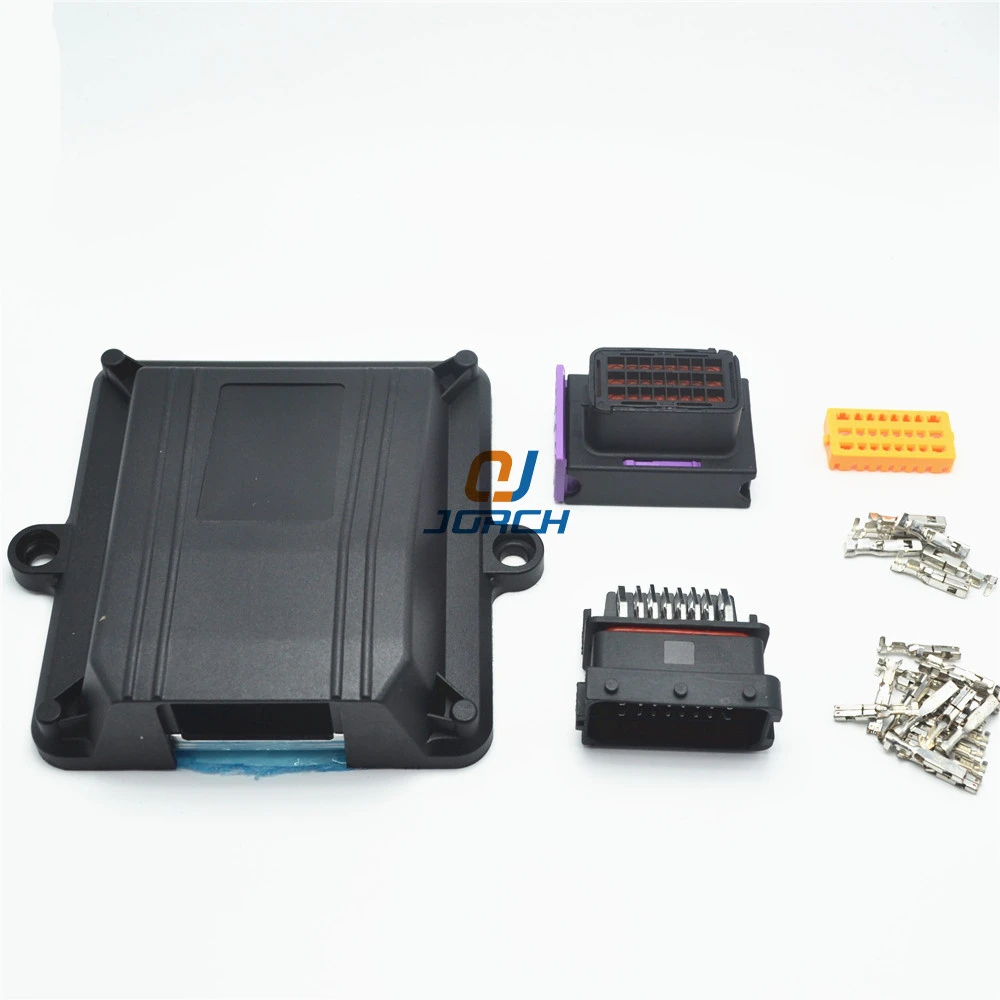 1 Kit Set 24 Pin Way Ecu Automotive Plastic Enclosure Box Case Motor ...