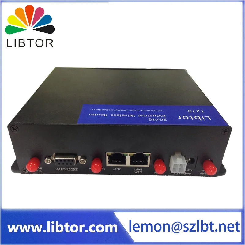Preço de fábrica T270 DE2 fios de grau industrial router 4g LTE com ...