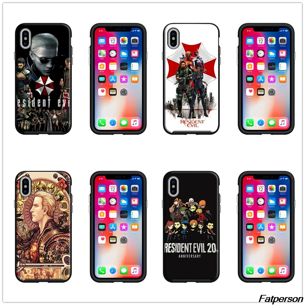 Biohazard 7 Black soft Silicone TPU Phone Case Cover For Apple iPhone X ...