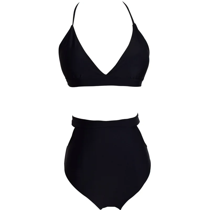 2018 Sexy Sling Bikini Set High Waist Swimwear Women Swim Bathing Suit