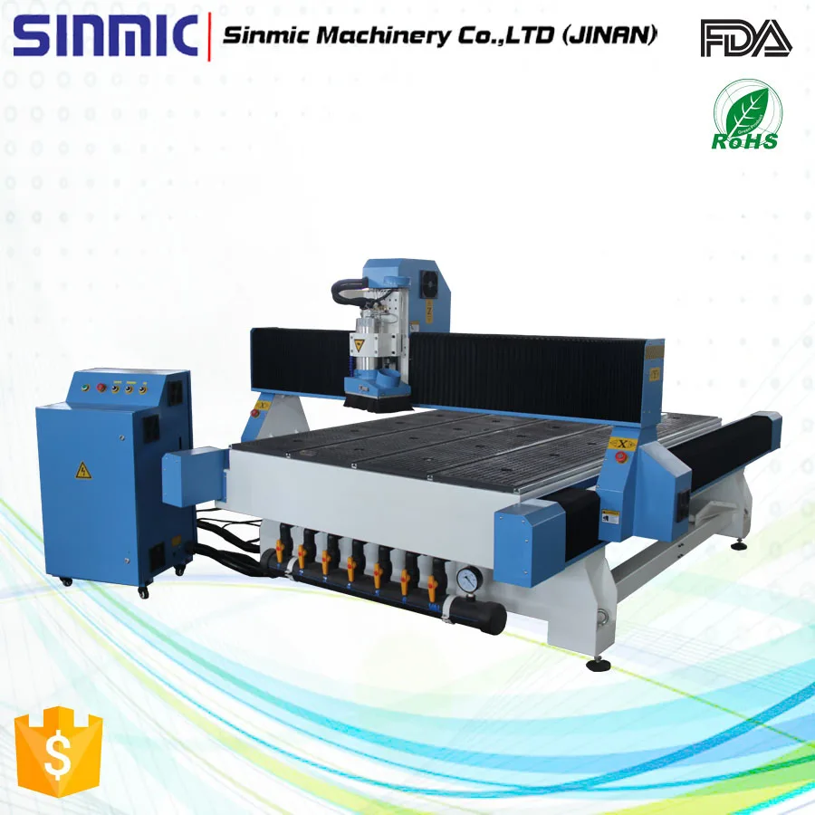 China 3d Cnc Wood Milling Machine , 1325 Cnc Router Machine , Heavy ...