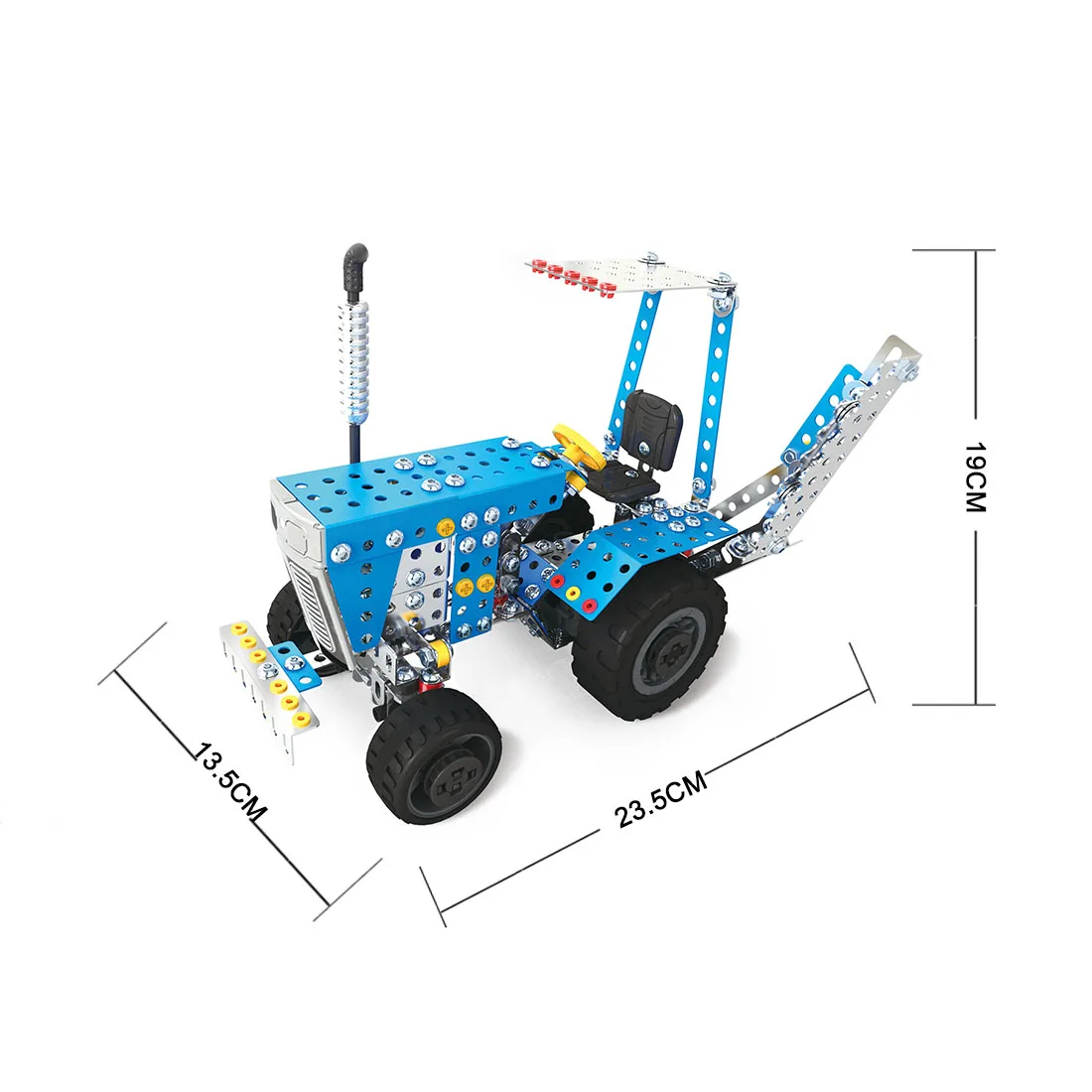 Hay Mower Shape Metal Assembly Building Blocks DIY Steam Stem Toy ...