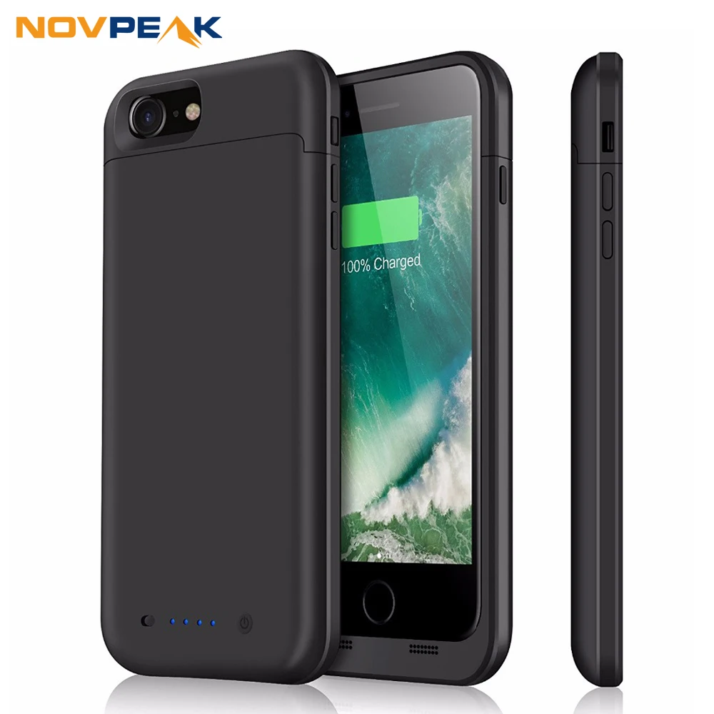 Portable Ultra Slim Battery Case Backup Charger Case Powerbank Cover ...