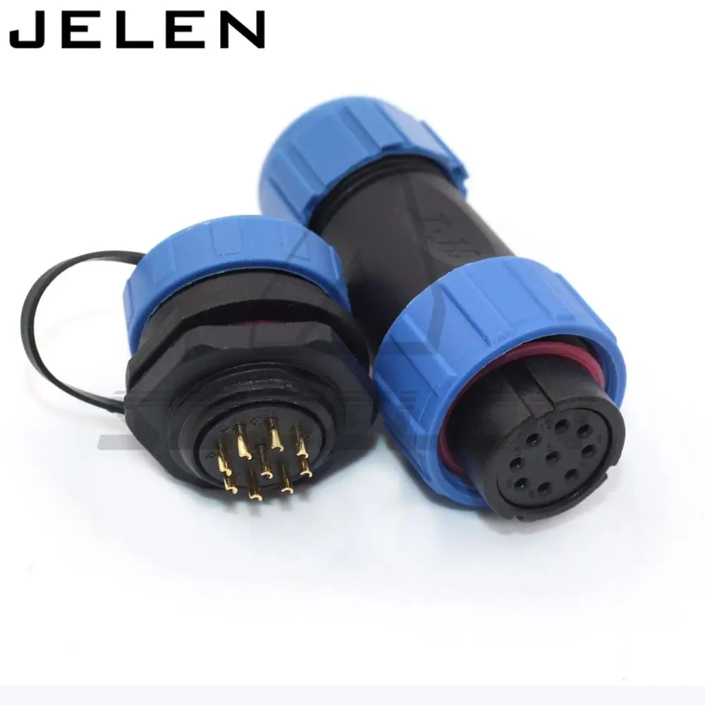 SP2110, waterproof 9 pin female male connector ,IP68, Automotive ...