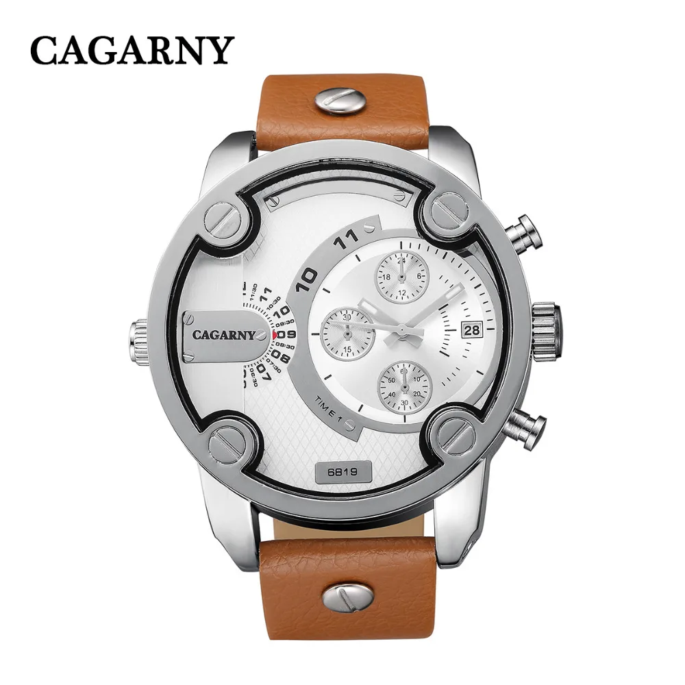 The new men's fashion calendar automatic quartz waterproof CALGARY 6819 ...