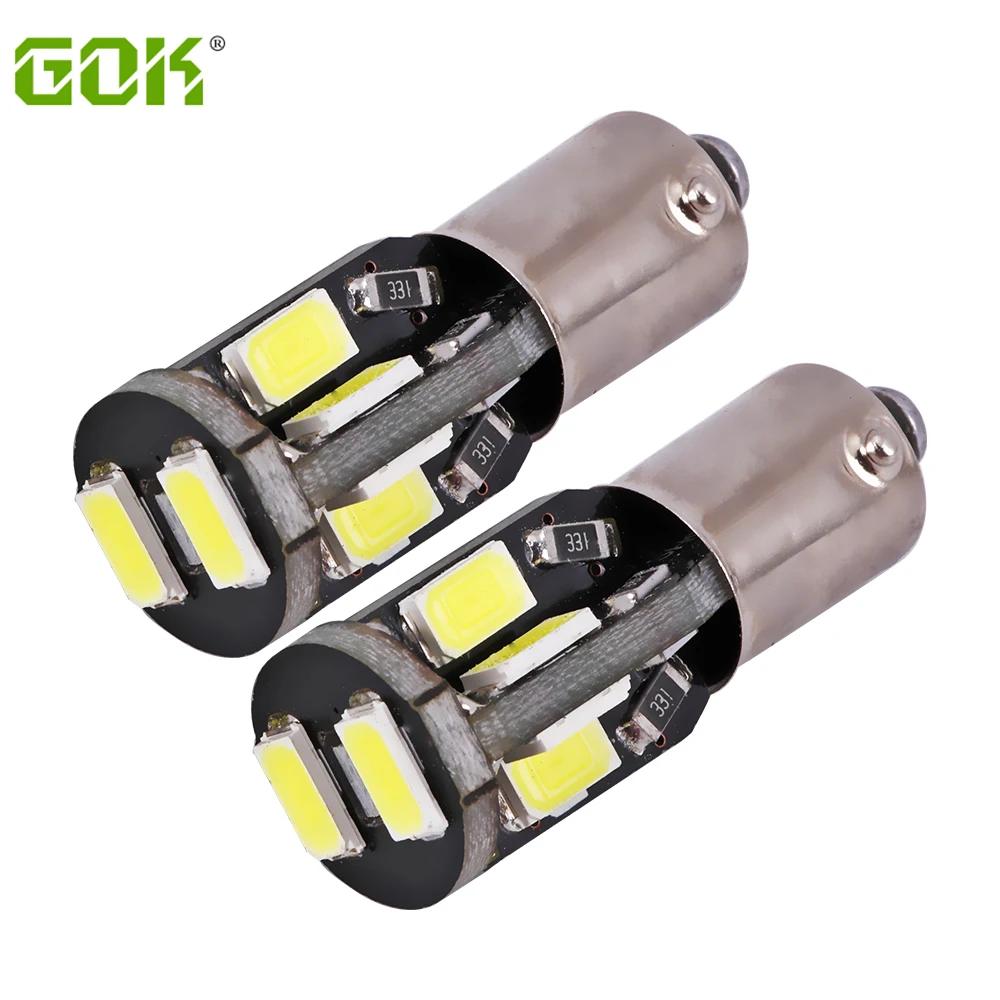Super Bright 100 X BA9S led bulb W5W 194 168 t4w ba9s 10SMD led 5730 ...