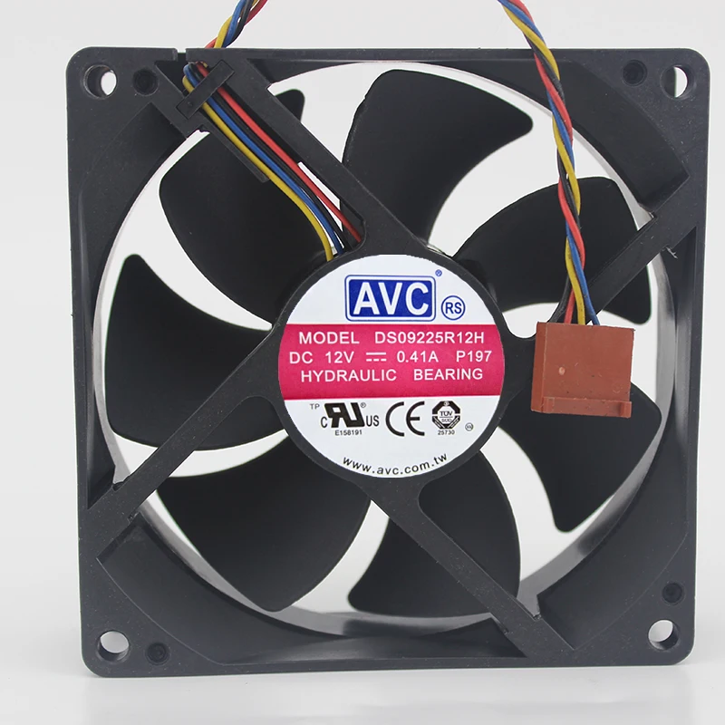 Original DS09225R12HPFAF 12V 0.41A 9025 9CM PWM CPU Cooling Fan - Onestopfan.com