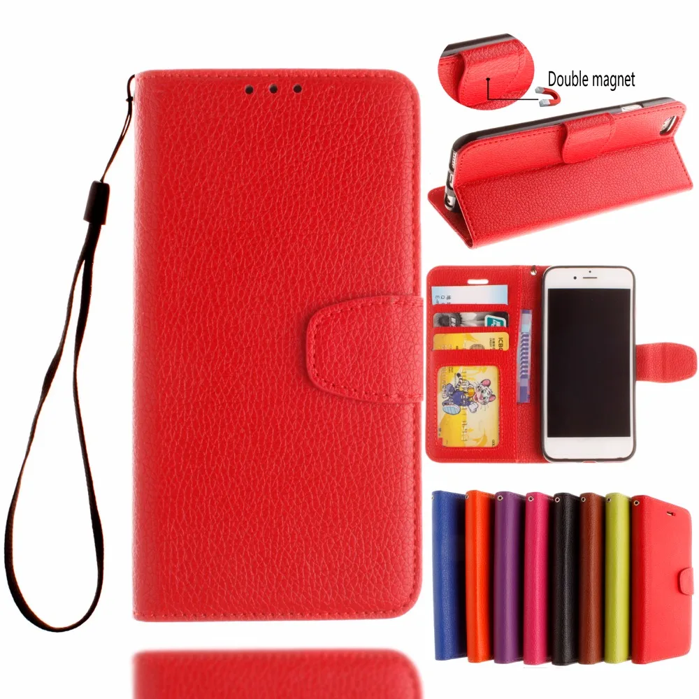5 5C 5S 6S Luxury Flip Leather Case For IPhone X 7 8 Plus 3D Wallet