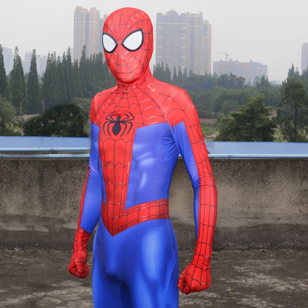 SpiderMan Into the Spider Verse Peter Benjamin Parke Cosplay Costume ...