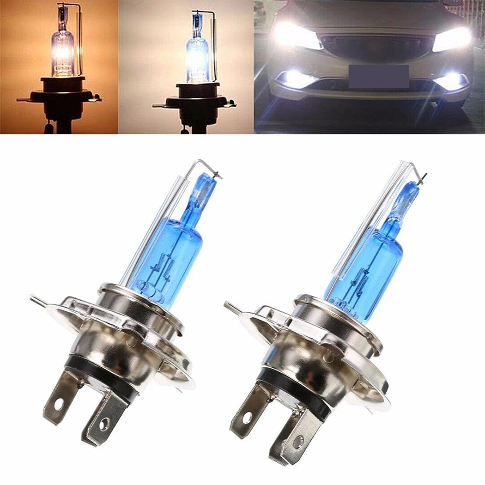 2x-Motorcycle-Halogen-Light-Bulb-H4-Auto-Headlight-12V-Xenon-HID-35W ...