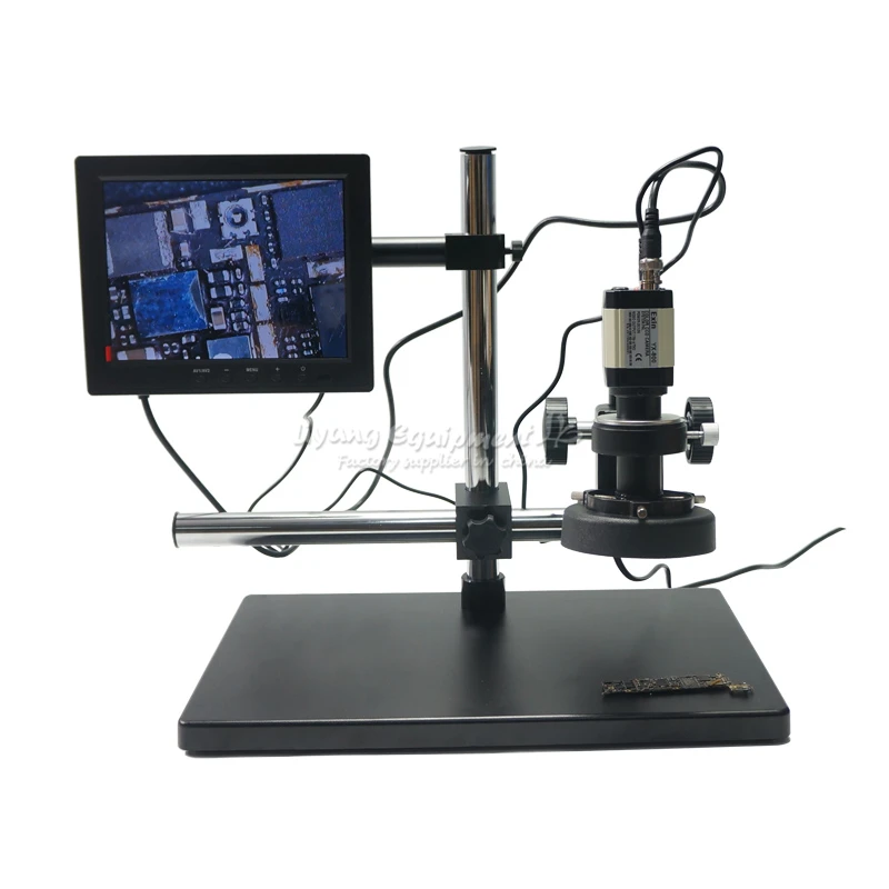 CCD video camera supervising system for BGA rework with monitor system ...