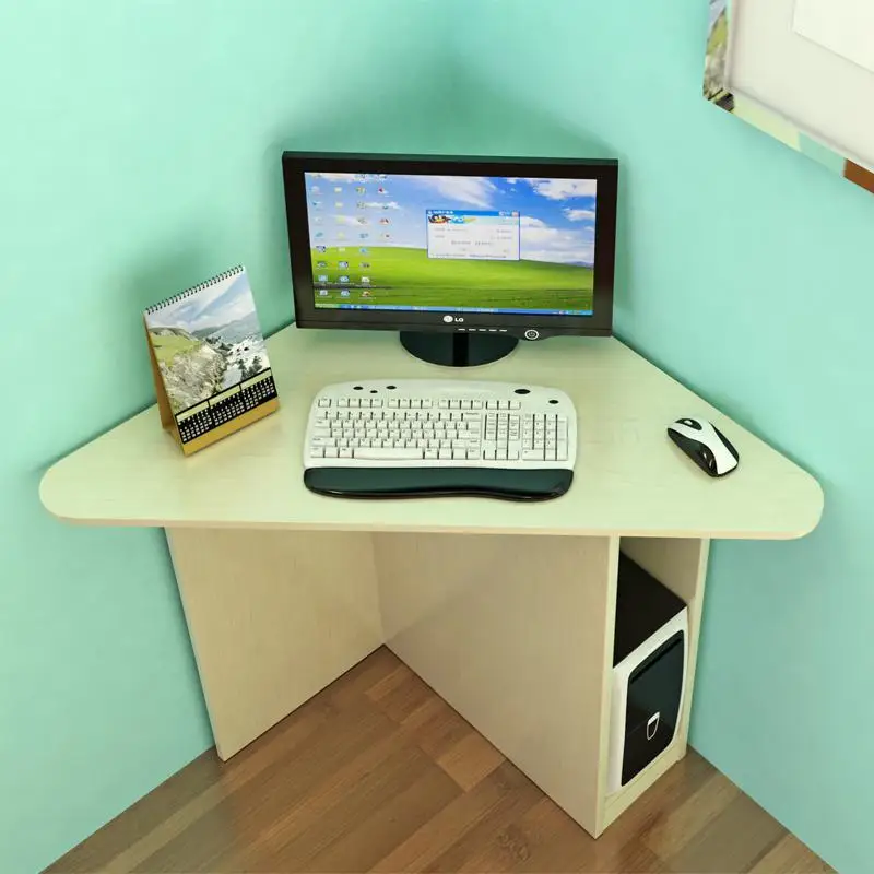Corner computer table simple space-saving household small-sized corner ...