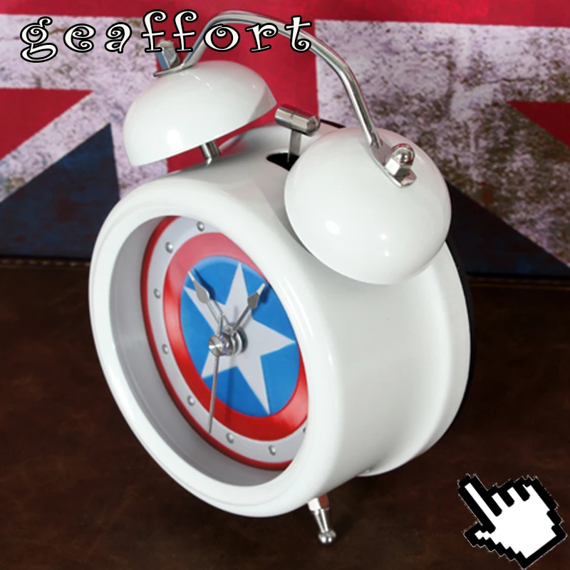 Captain America the Avengers childrenroom decoration cartoon alarm ...