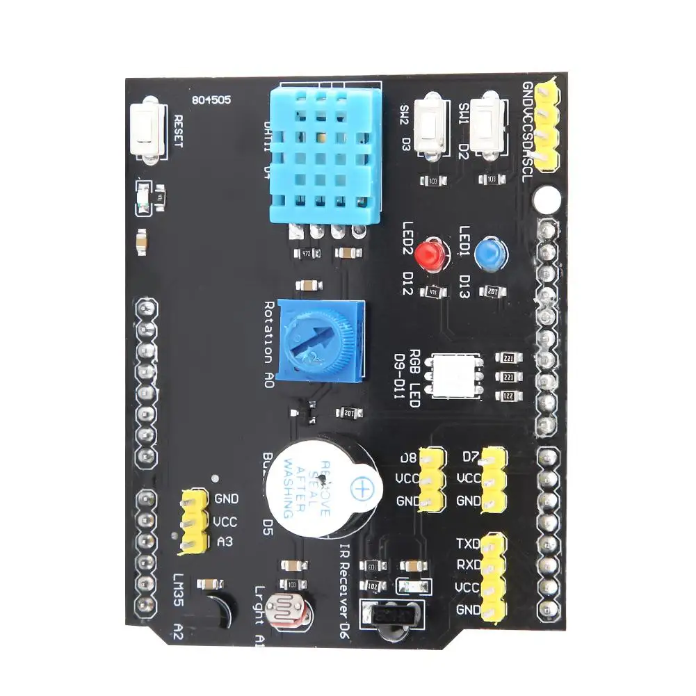 9 in 1 Multifunction Expansion Board - I2C, TTL.