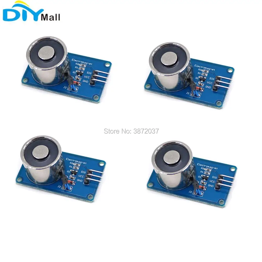 4pcs Lot Electromagnet Sensor Module Handheld Dc5v 10n Sucker Electric