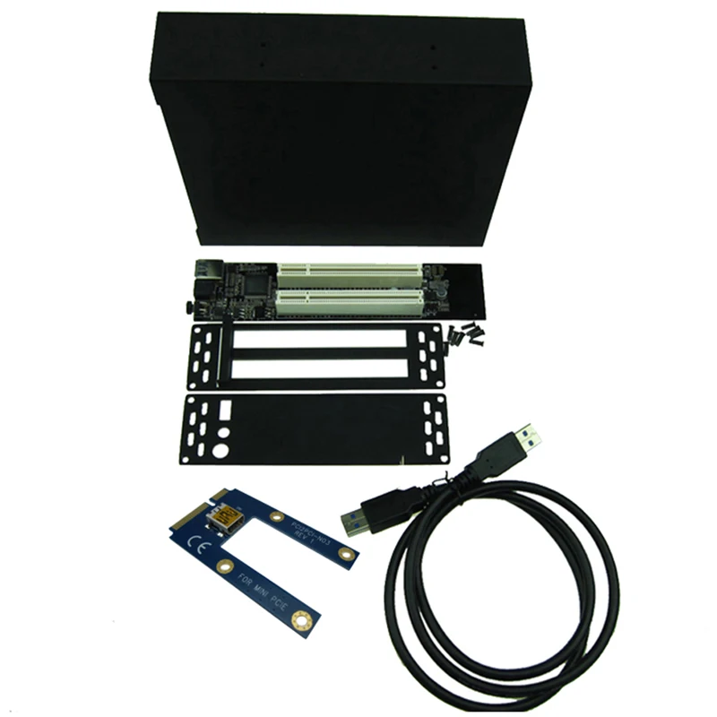 Mini PCIe To 2 PCI 32bit slots adapter PCI express mini card to PCI 3.0 ...