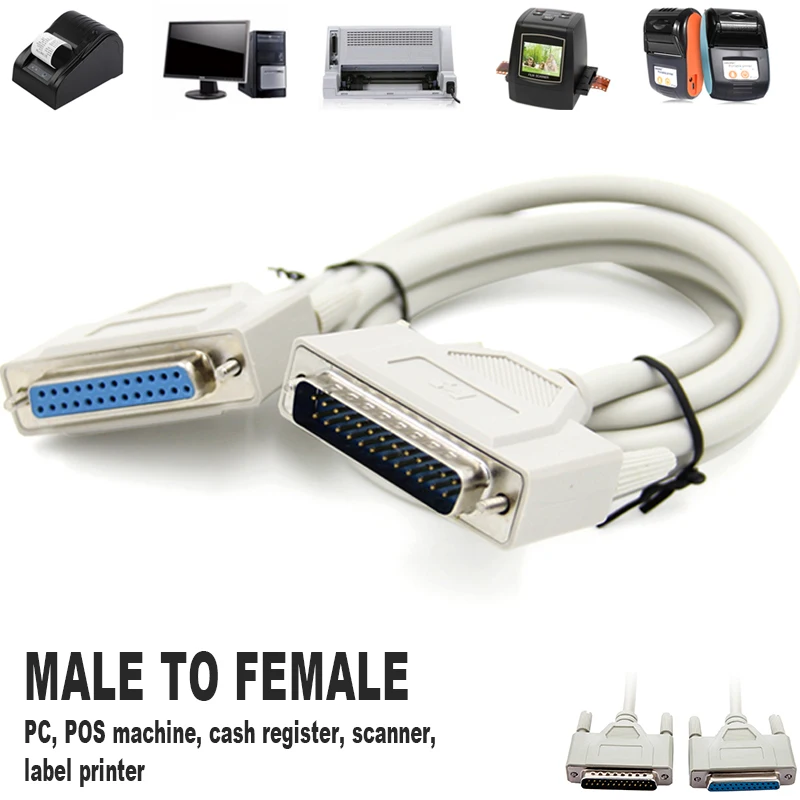 내구성 25pin 연장 코드 프린터 25pin 연장 케이블 병렬 분할 품질 어댑터 usb 케이블|컴퓨터 케이블 & 커넥터 ...