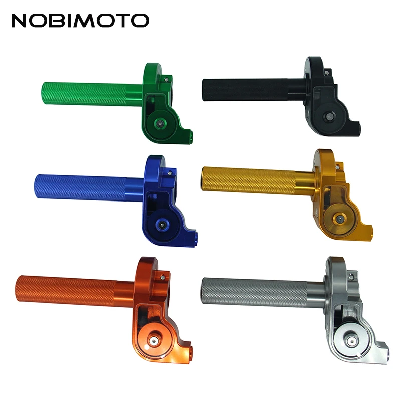 6 Color 22mm CNC Alloy High Speed Transform Twist Throttle Grip Cable ...