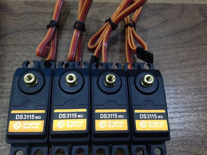 15kg torque DS3115 12v servo motor + aircraft + arduino car accessories ...