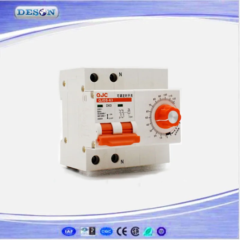 Timer breaker 2P 63A Adjustable Mini Timer Swich 0 120 minutes set time ... Timer breaker 2P 63A Adjustable Mini Timer Swich 0 120 minutes set time ...