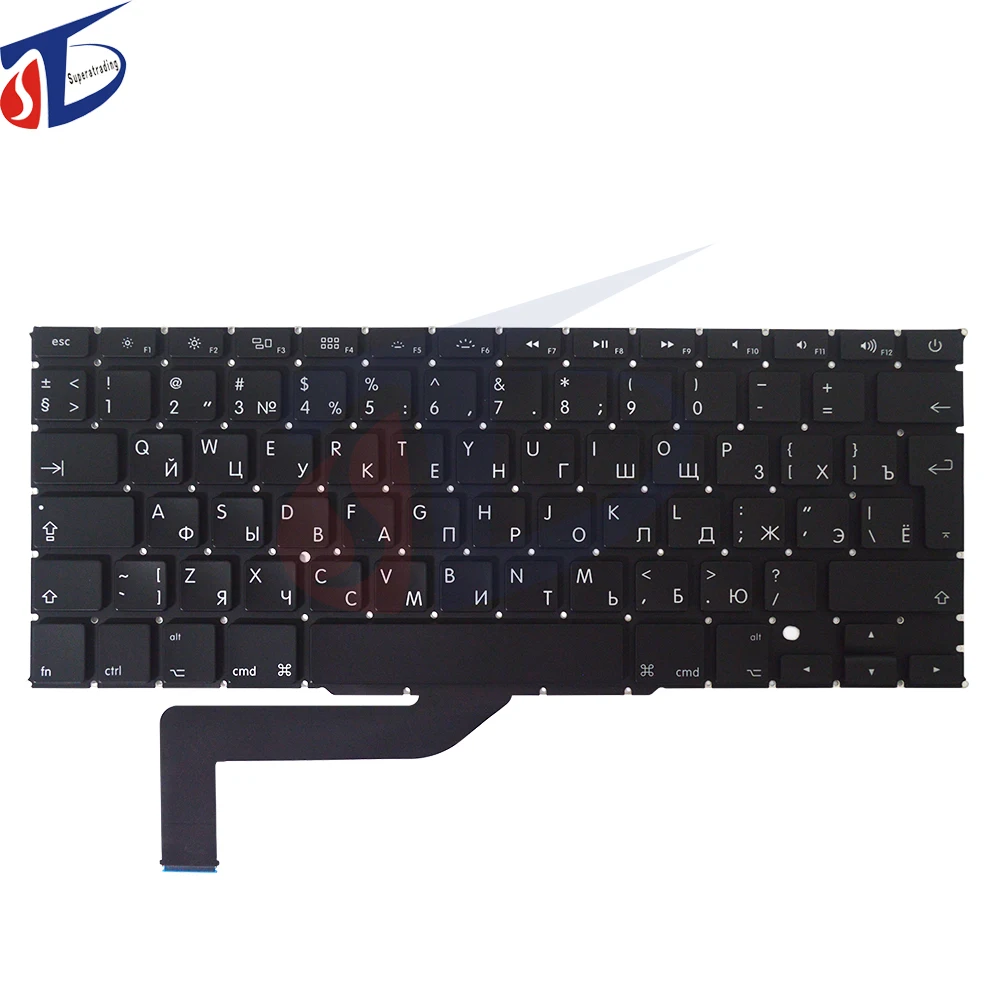 new original Russian RU keyboard for macbook pro 15.4'' retina A1398 RU ...